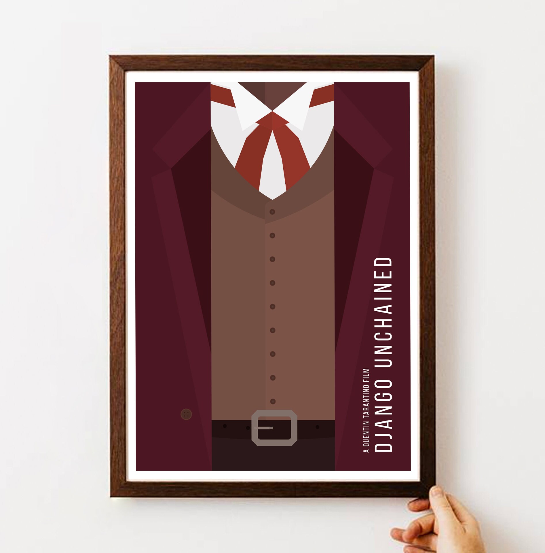 Django Unchained Movie Poster Django Unchained Film Print - Etsy UK