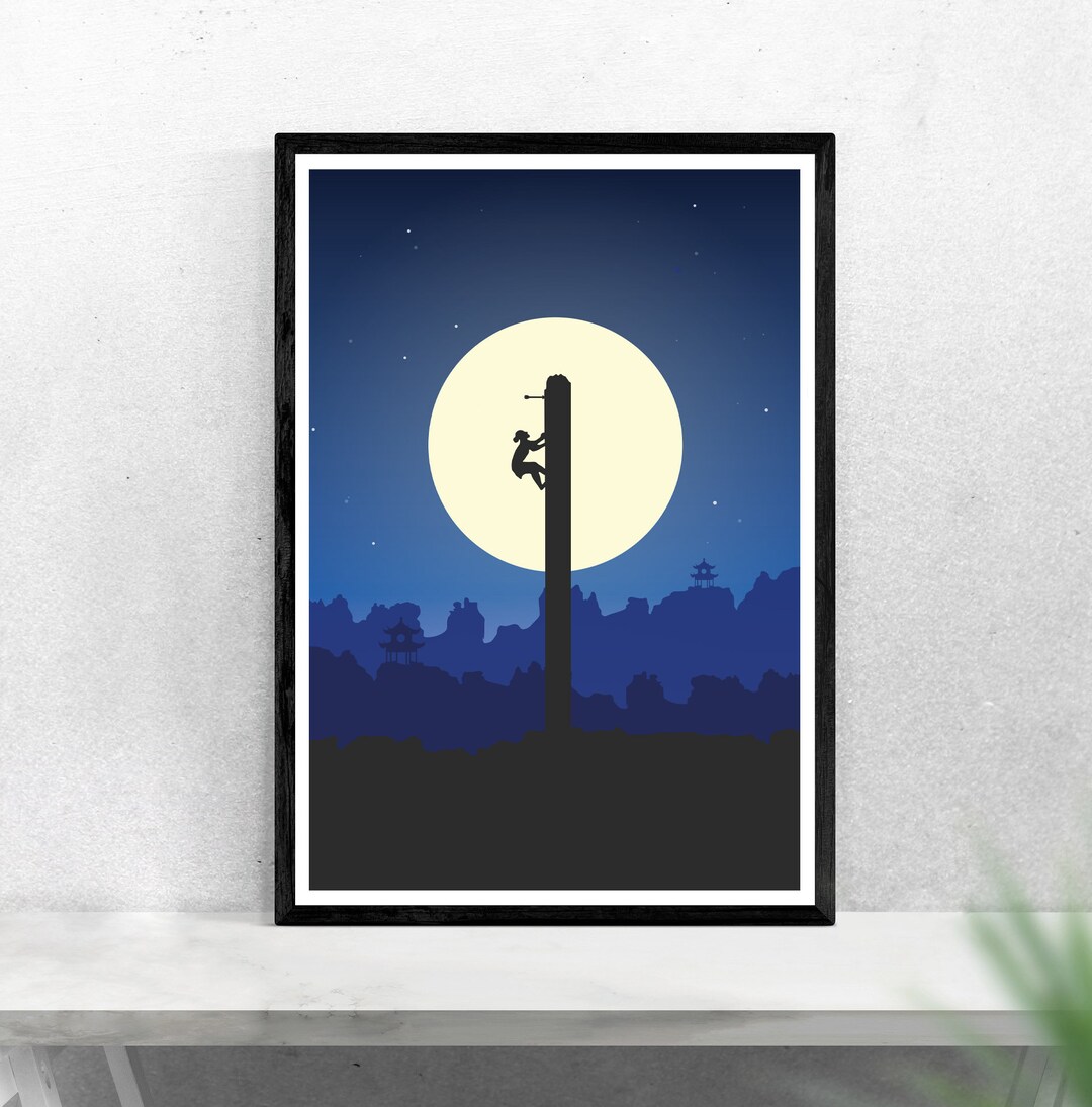 Mulan Wall Art - Inspired Minimalist Movie Poster / Print / Gift ...