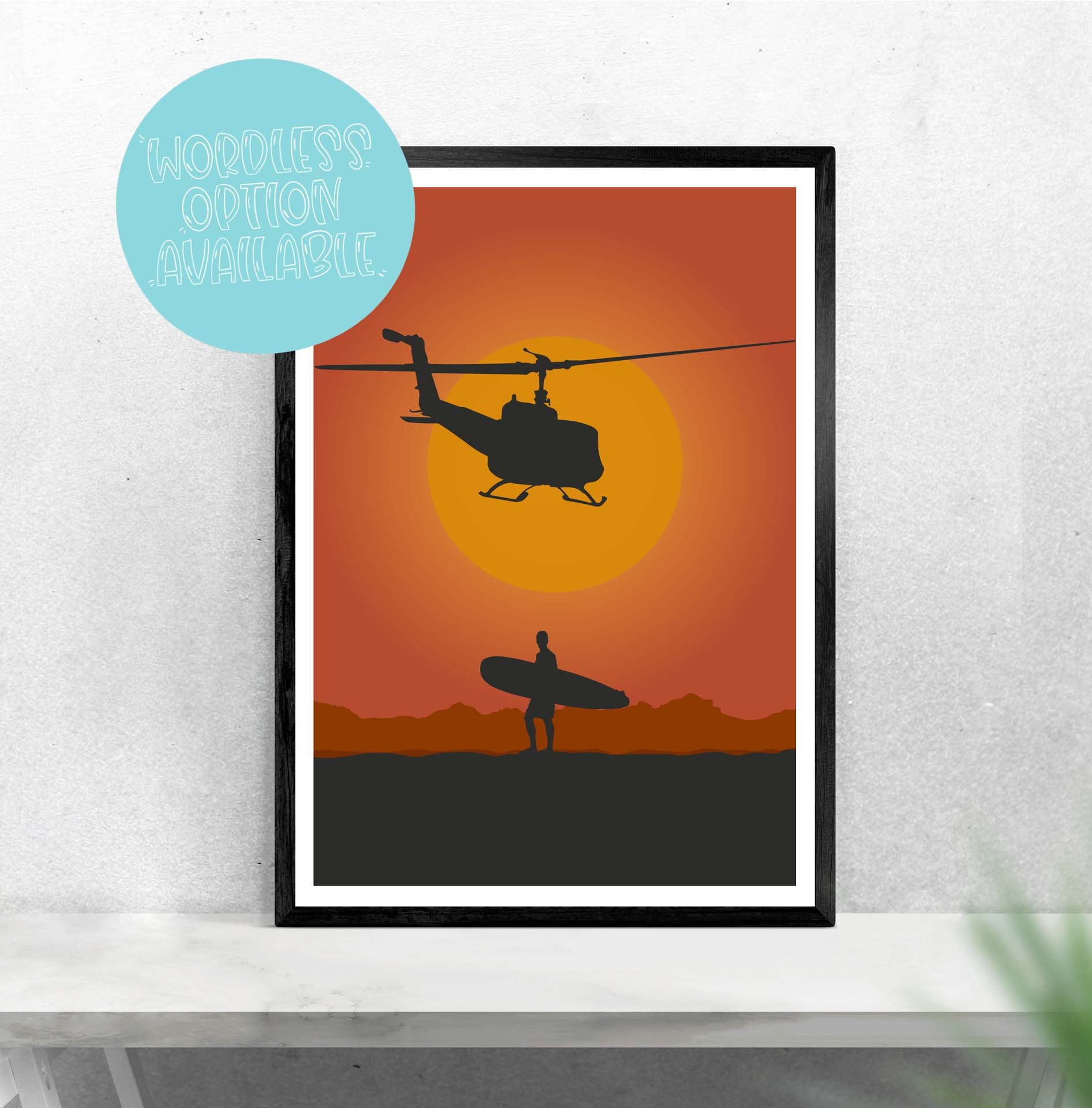 Apocalypse Now Helicopter Poster