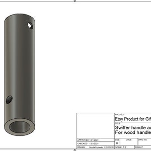 Swiffer Sweeper Handle Adapter - No More Broken Swiffer Handles! Add a ...