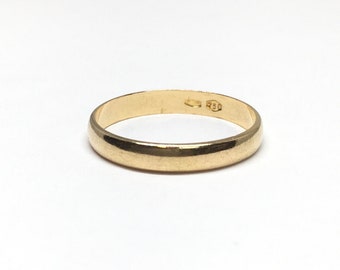 750 18k Gold Ring | Etsy