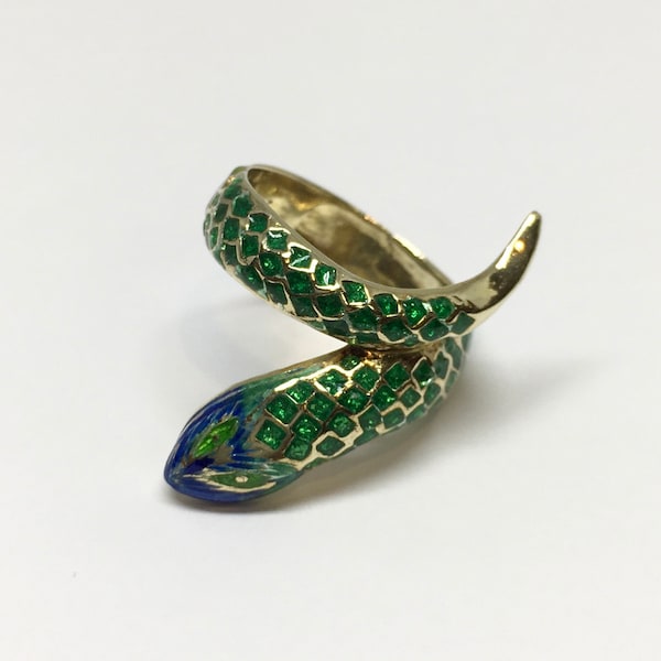 Gold Snake Ring - Etsy