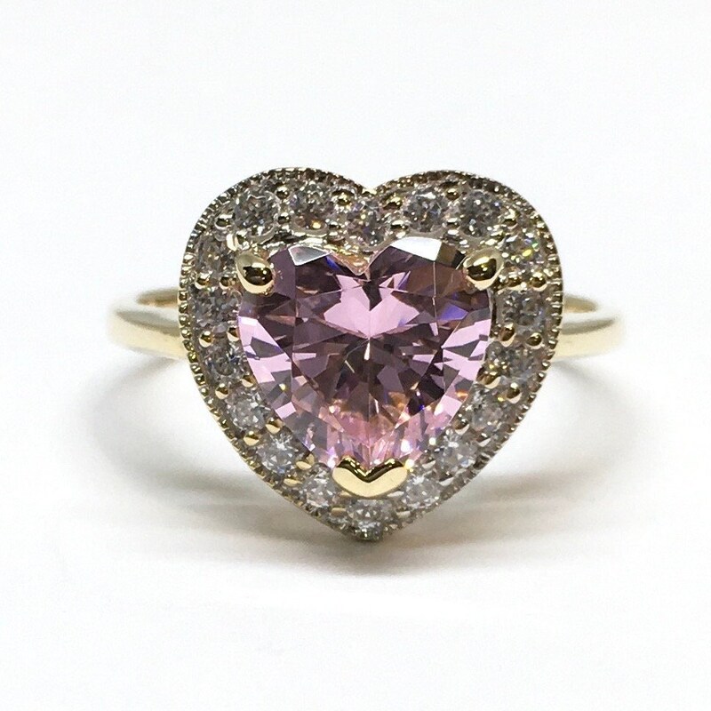 Pink Ice Ring - Etsy