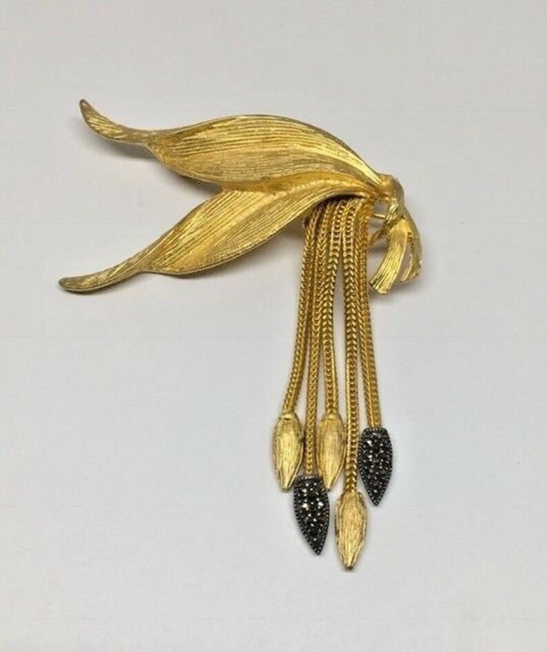 Very Rare Vintage Signed Judith Jack 18k Yellow Gold Vermeil & Sterling ...