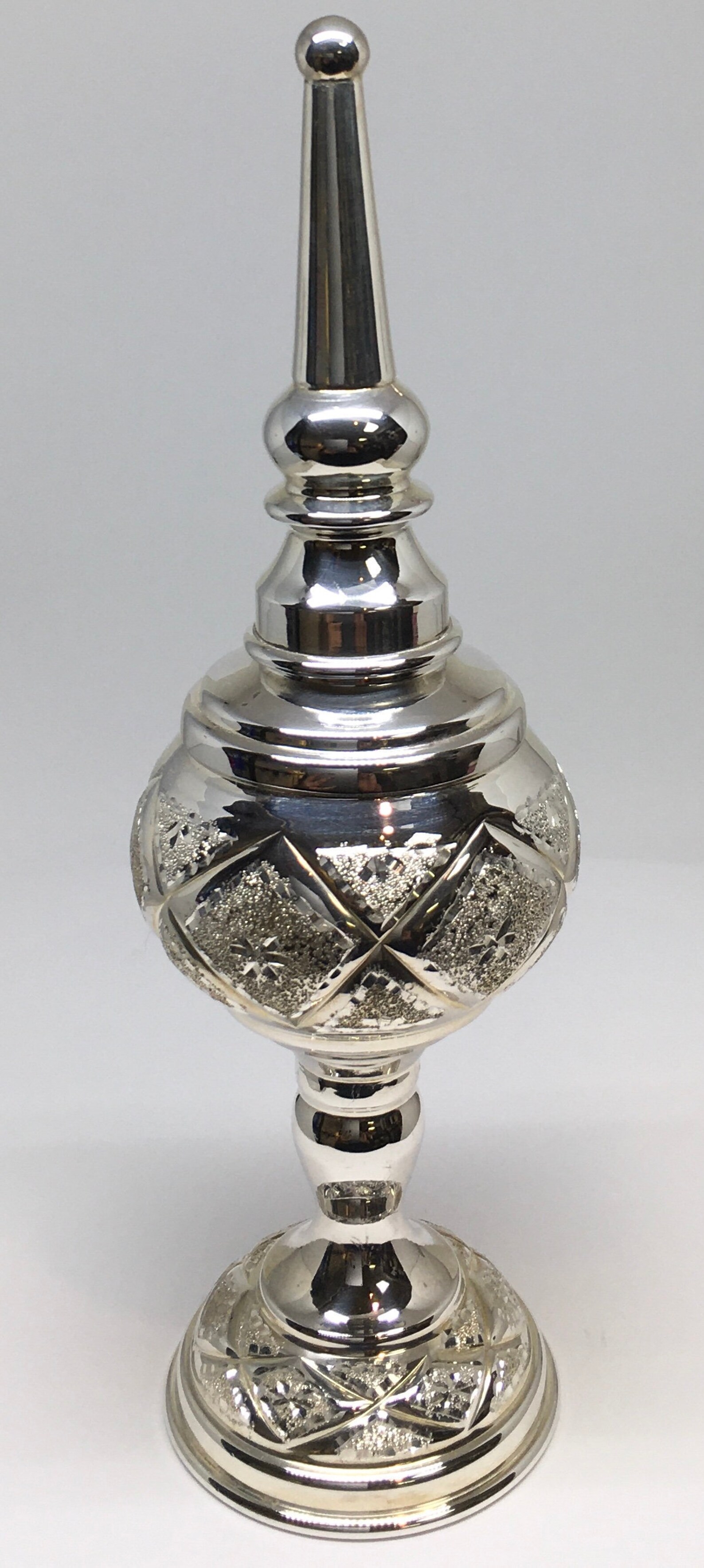 Estate Antik 925 Sterling Silver Handmade Besamim Havdalah Spice Tower ...