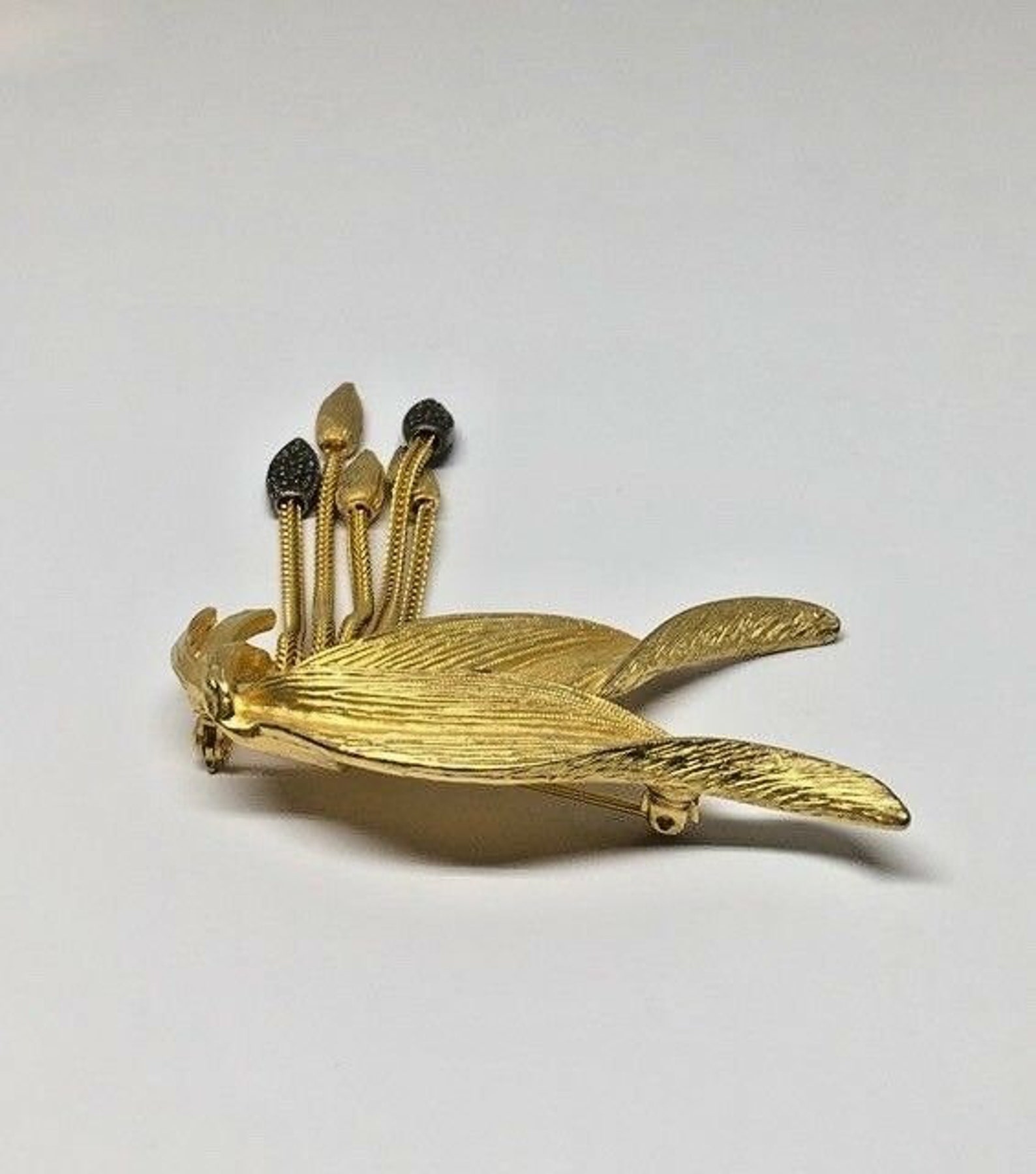 Very Rare Vintage Signed Judith Jack 18k Yellow Gold Vermeil & Sterling ...