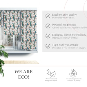 Multicolour Roll up Blinds, Birds on Tree Branches Shades, Nature ...