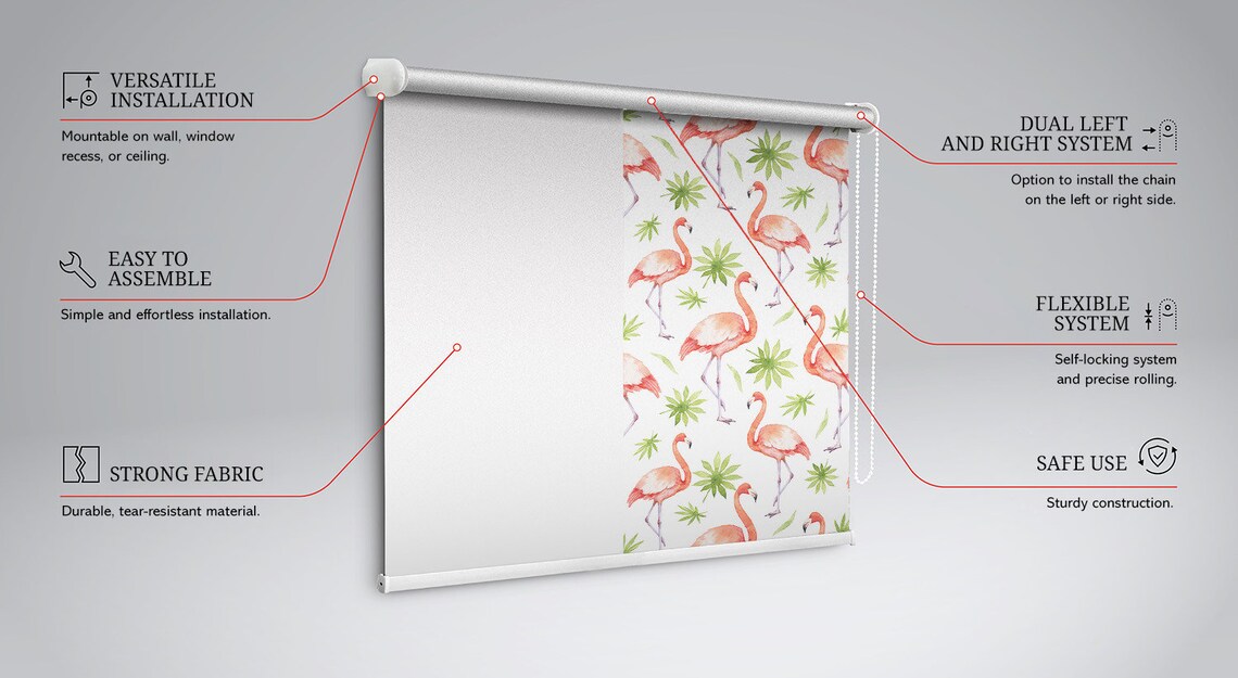 Light Diffusing and Room Darkening Blinds, Animals, Pink, Green ...