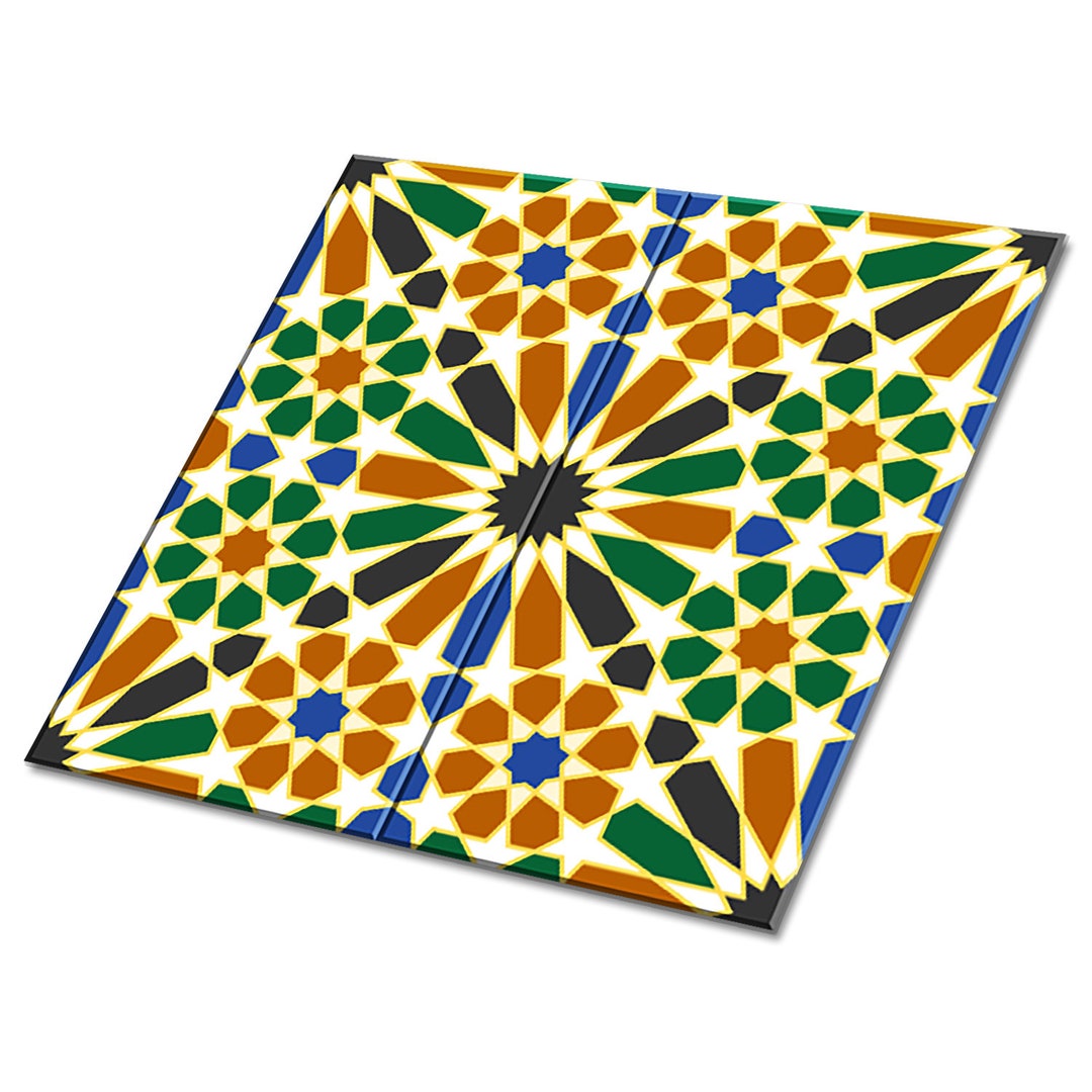 Colorful Pattern Self Adhesive Vinyl Tiles, Orange Sticky Vinyl Tiles ...