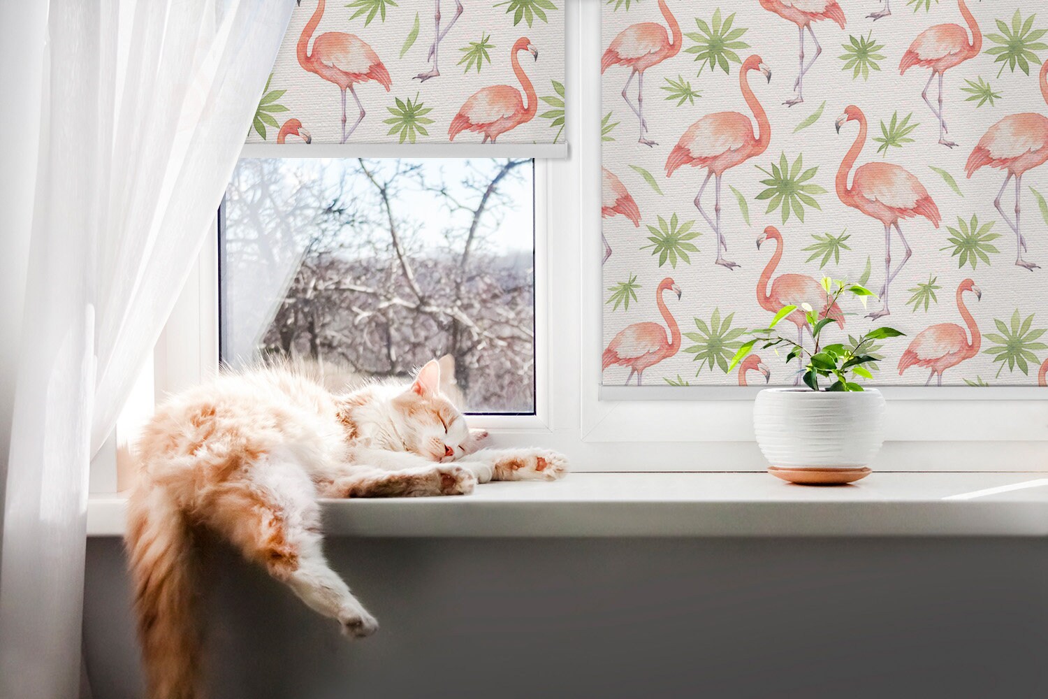 Light Diffusing and Room Darkening Blinds, Animals, Pink, Green ...