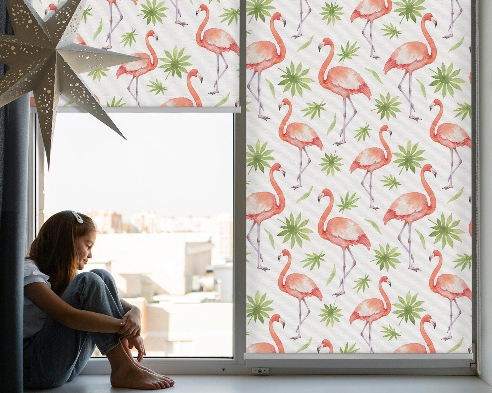 Light Diffusing and Room Darkening Blinds, Animals, Pink, Green ...