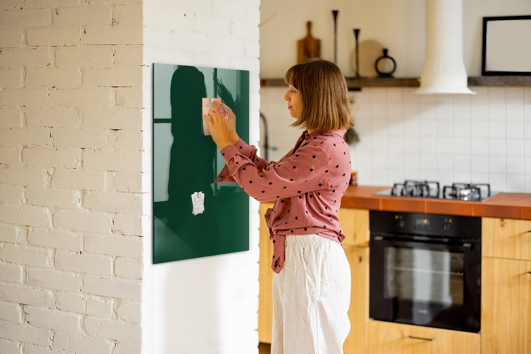 Green Dry Erase Board, Bottle Green Color, Magnetic Chore Board, Large ...