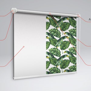 Blinds, Light Diffusing and Room Darkening, Classic Leaves, Green and ...