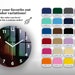 Custom Glass Wall Clock in 24 Colors Modern Design for Your Home ...