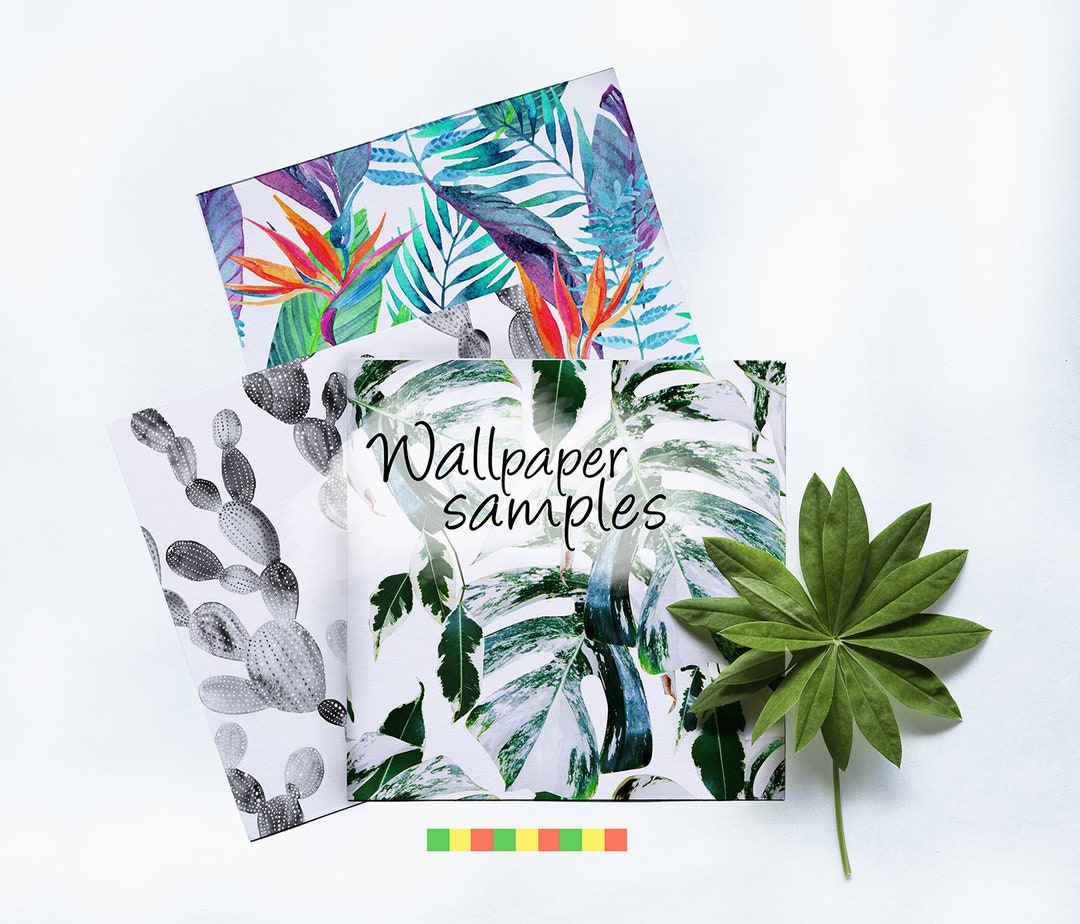 Removable Wallpaper Sample Kit, PACK OF 3 DESIGNS, Peel and Stick Wall ...