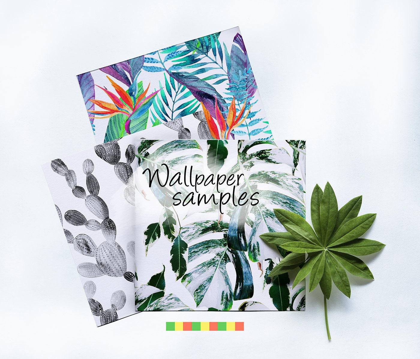 Removable Wallpaper Sample Kit PACK OF 3 DESIGNS Peel and - Etsy