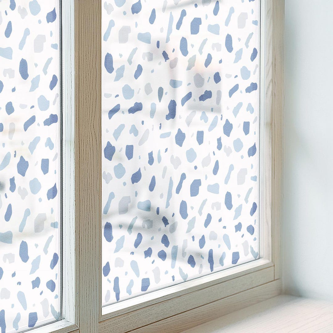 Blue Patterns Stained Glass Cling, Blue Sunroof Cling, Backgrounds and ...
