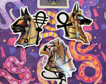 Bastet Egyptian Cat Goddess Sticker Sekhmet Sticker Ancient Egypt ...