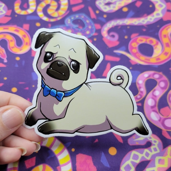 Pug Stickers - Etsy
