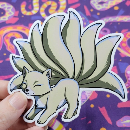 9 Tail Fox Svg Kitsune Svg Dxf Png Jpg Nine Tailed Fox - Etsy