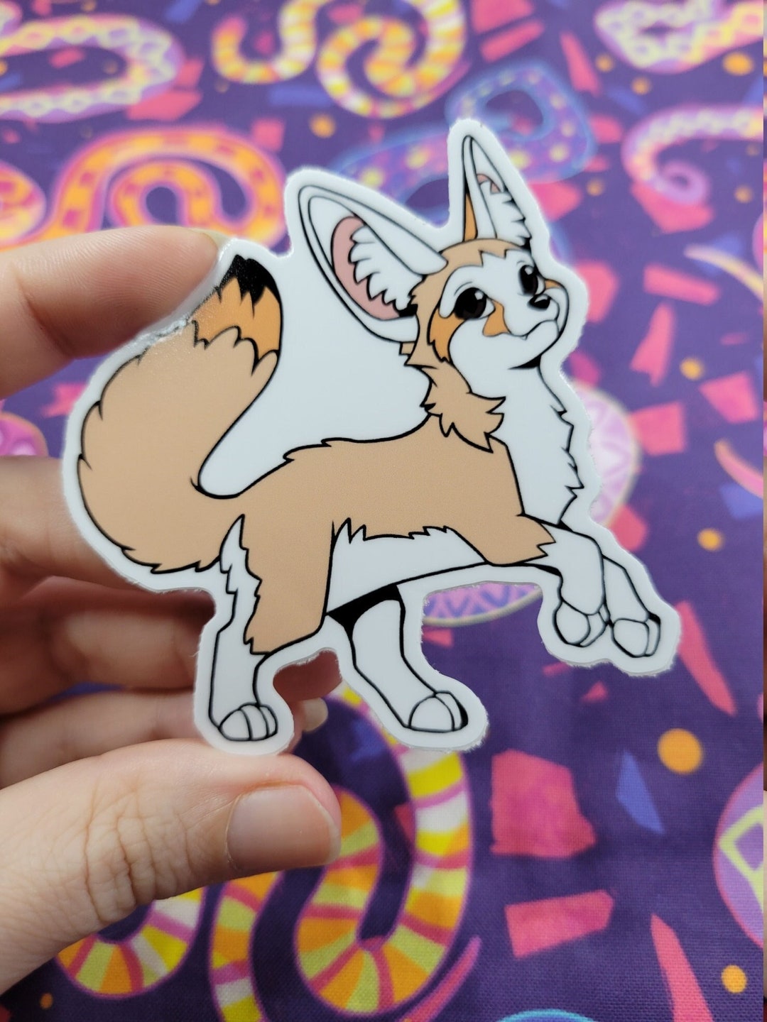 Fennec Fox Sticker - Etsy