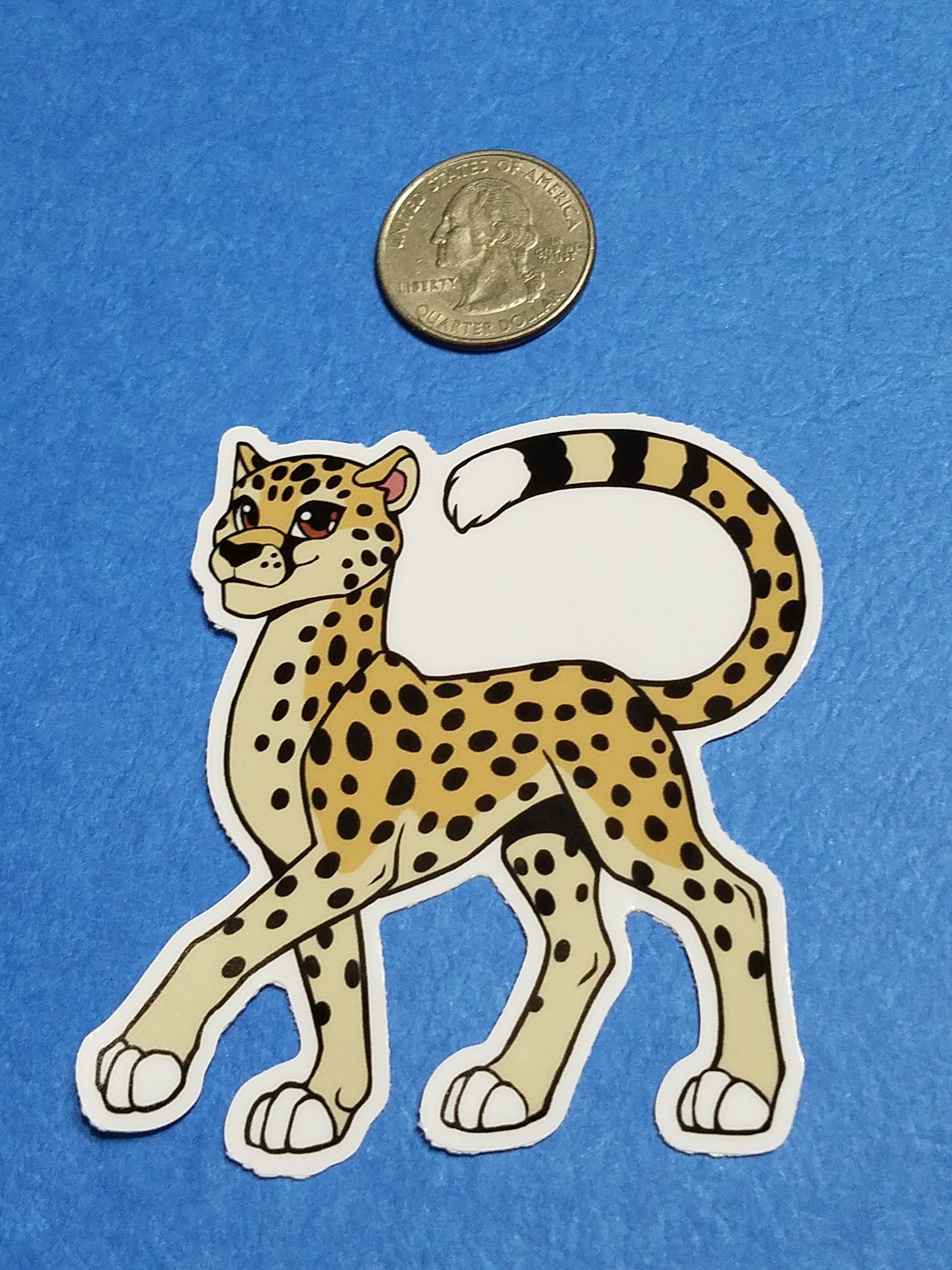 Cheetah Sticker | Etsy