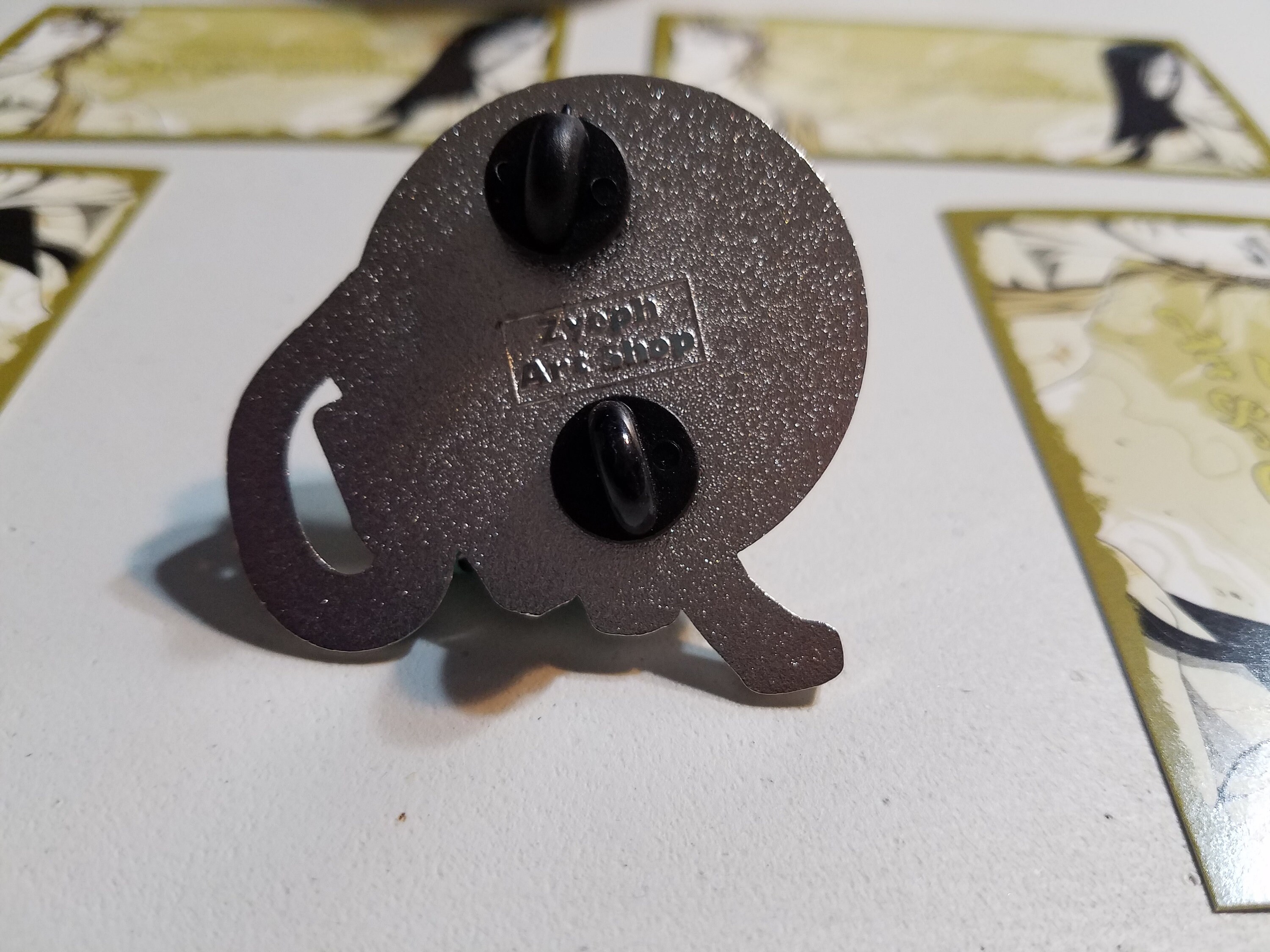 Snow Leopard Enamel Pin | Etsy