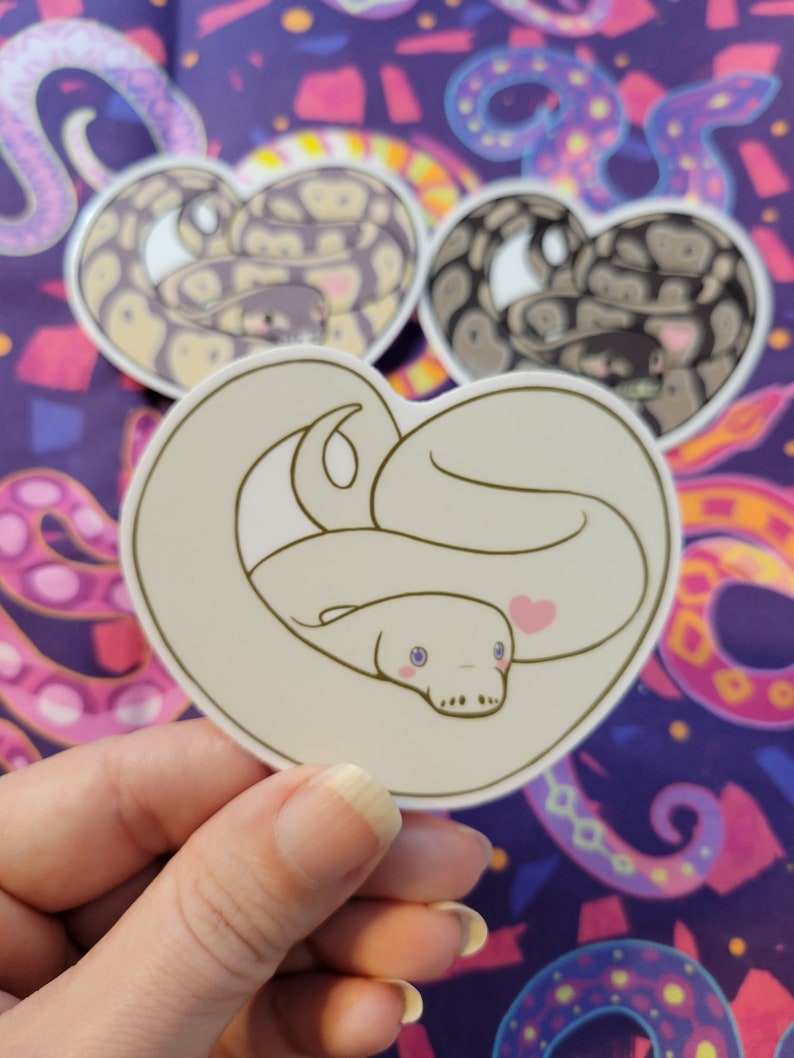 Ball Python Sticker - Etsy