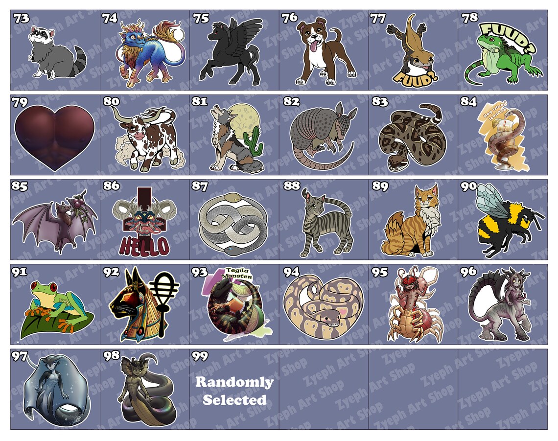 Create Your Own Sticker Combo Pack - Etsy