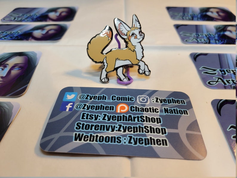Fennec Fox Enamel Pin - Etsy