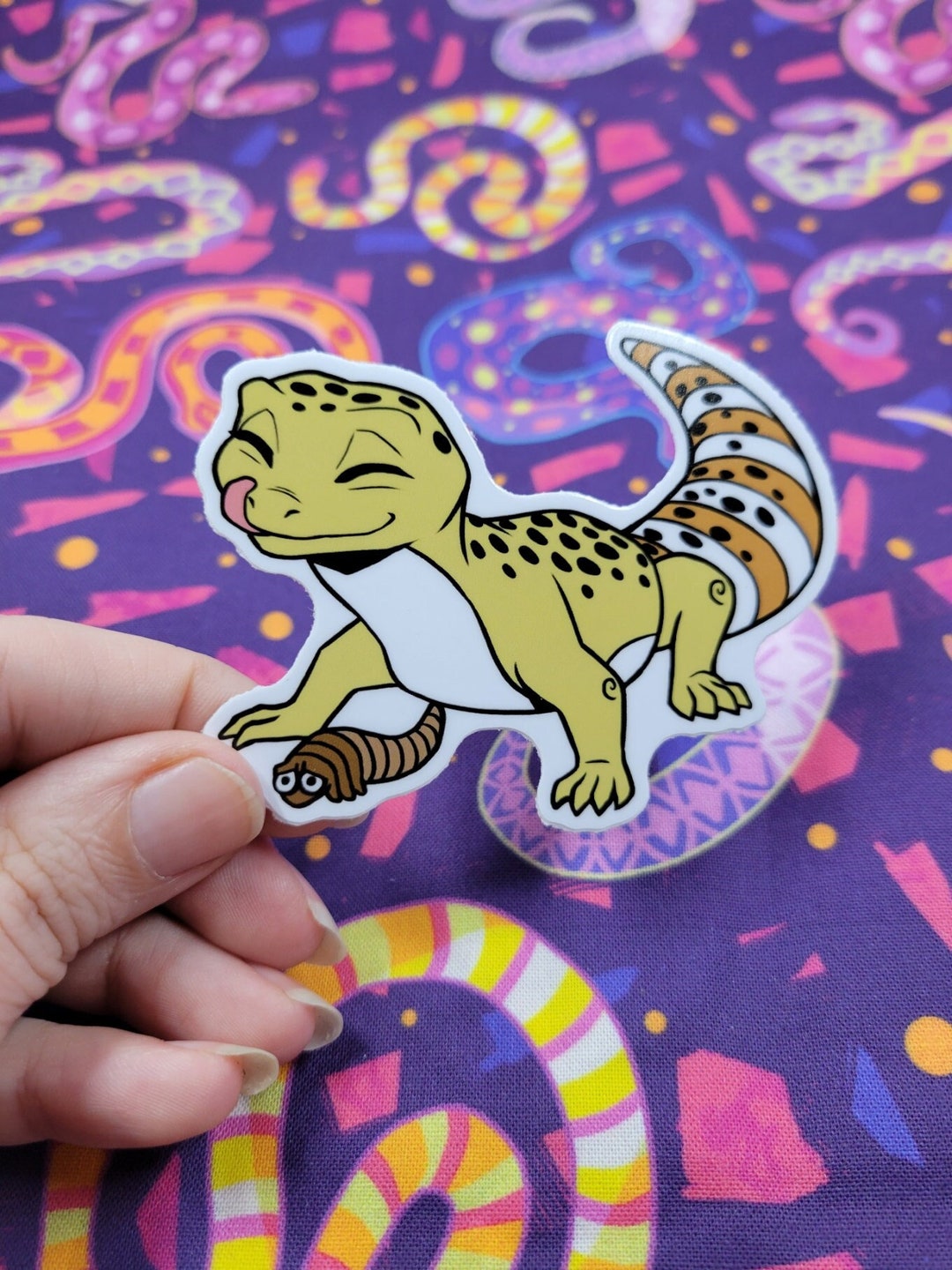 Leopard Gecko Sticker - Etsy