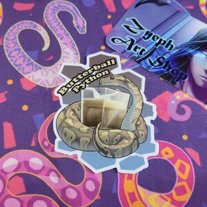Butterball Python Sticker - Etsy