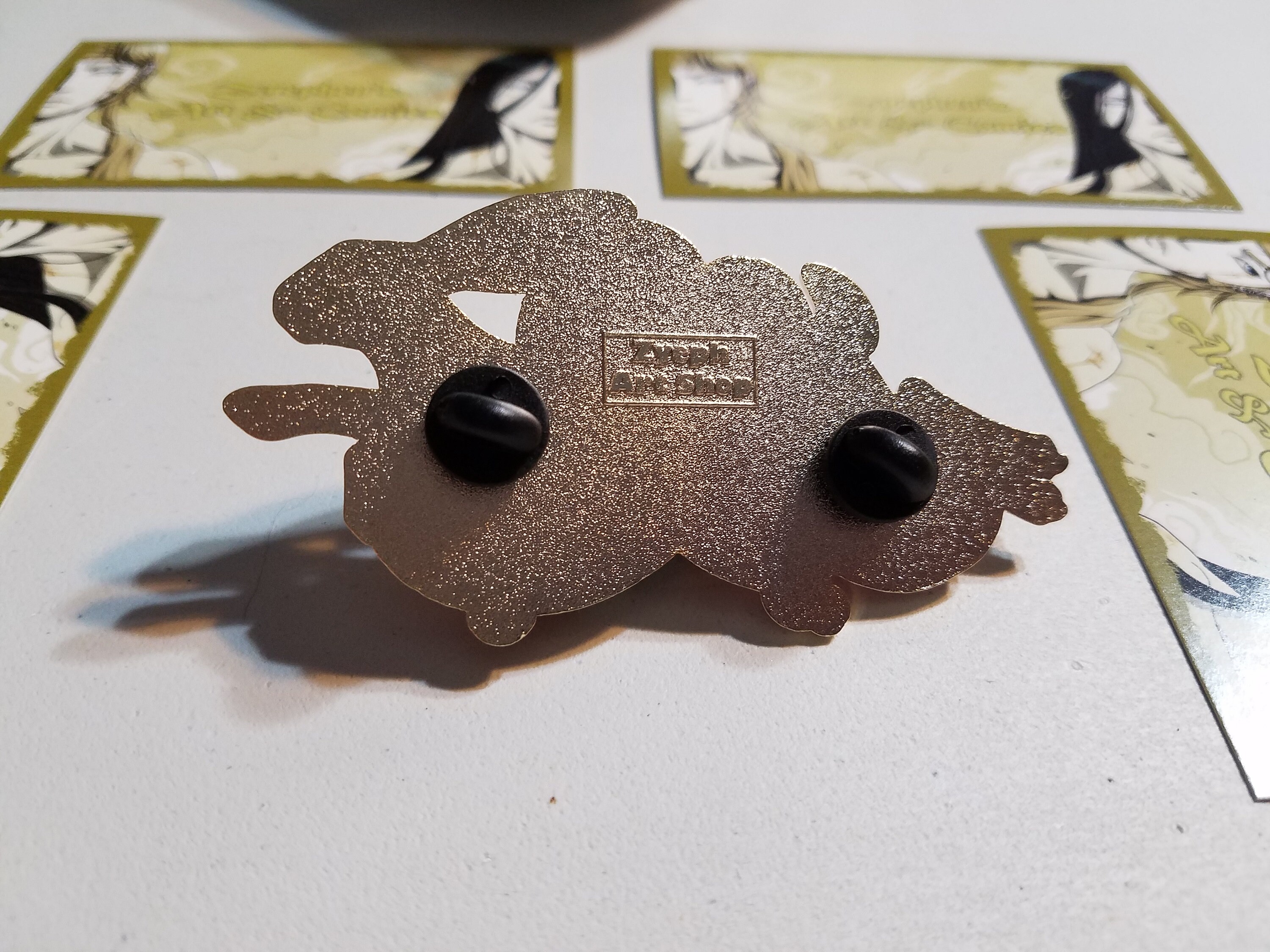 Black Rabbit of Inle' Enamel Pin - Etsy