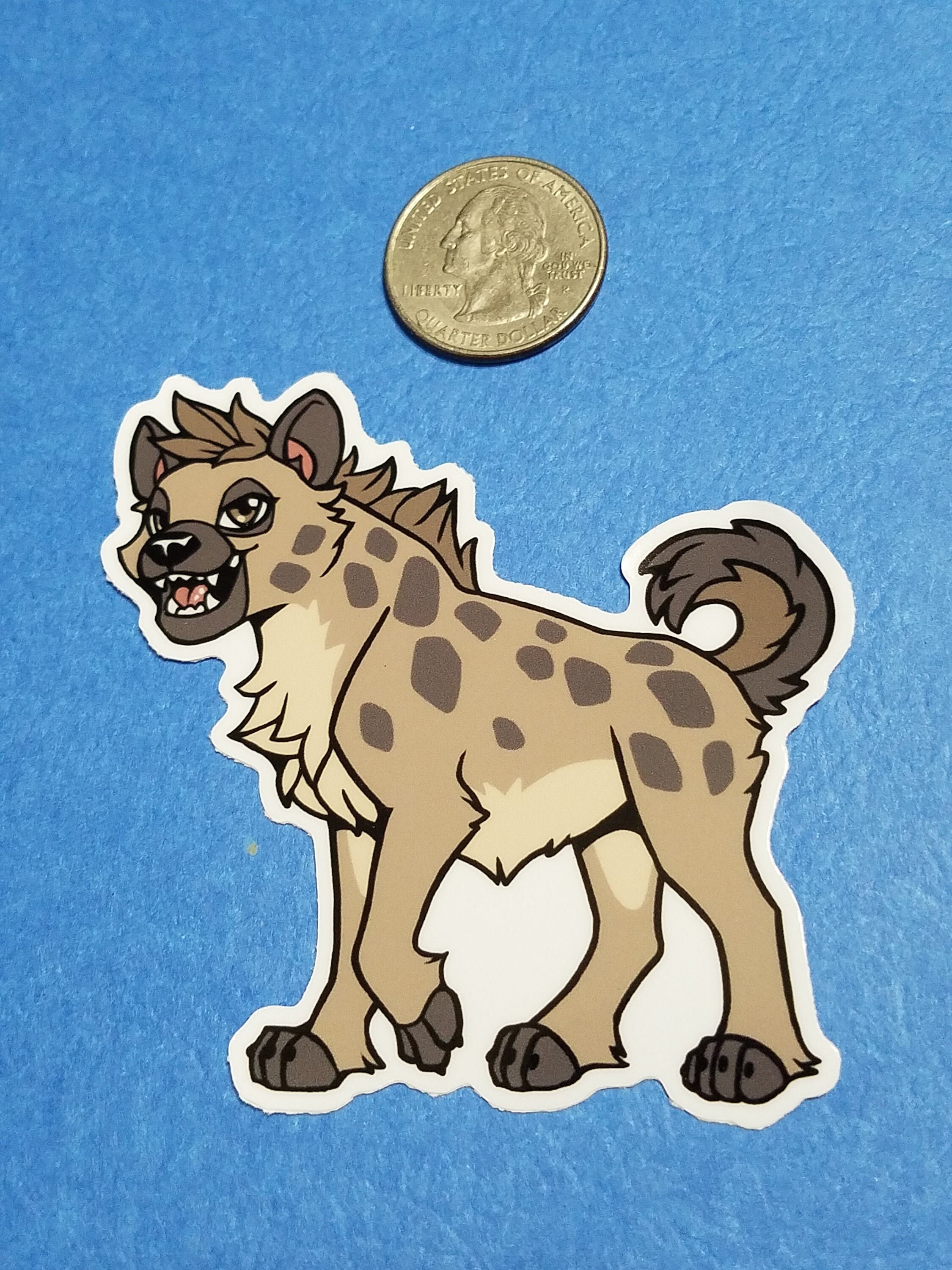 Hyena Sticker | Etsy