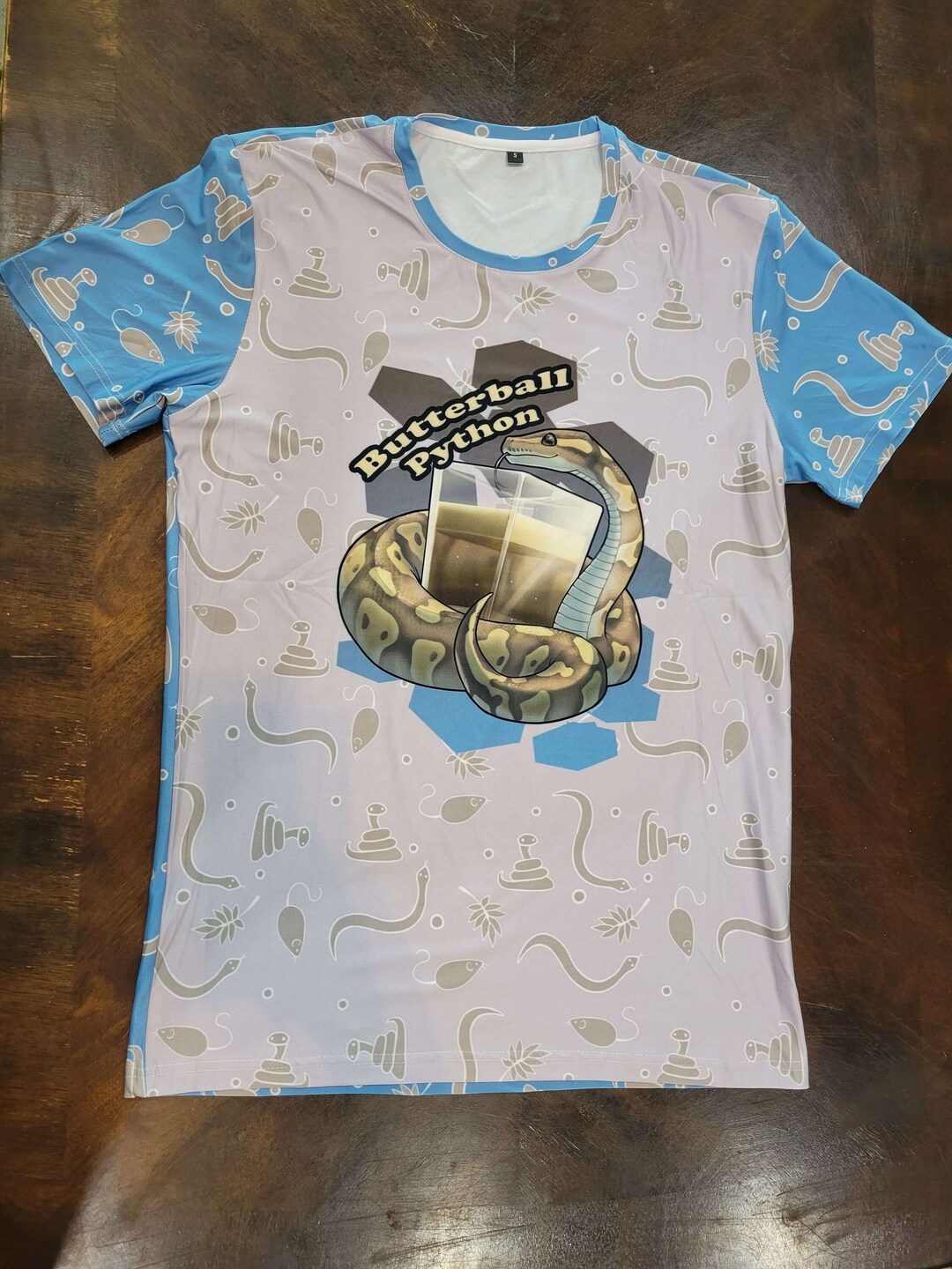 Butterball Python T-shirt - Etsy