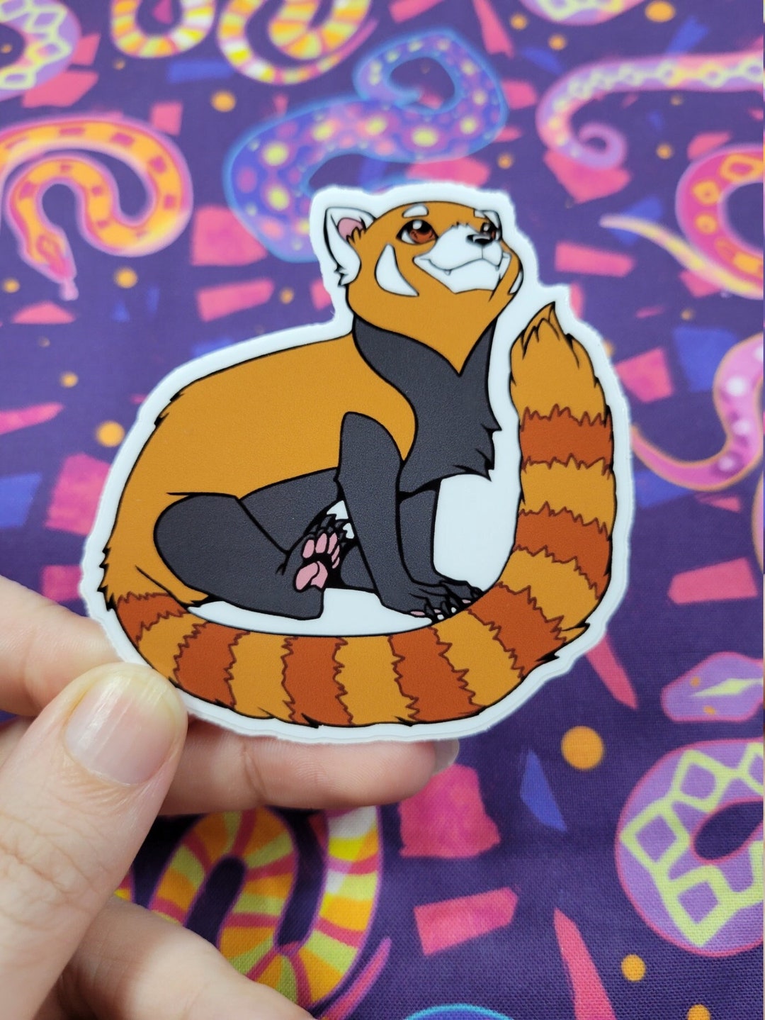 Red Panda Sticker - Etsy