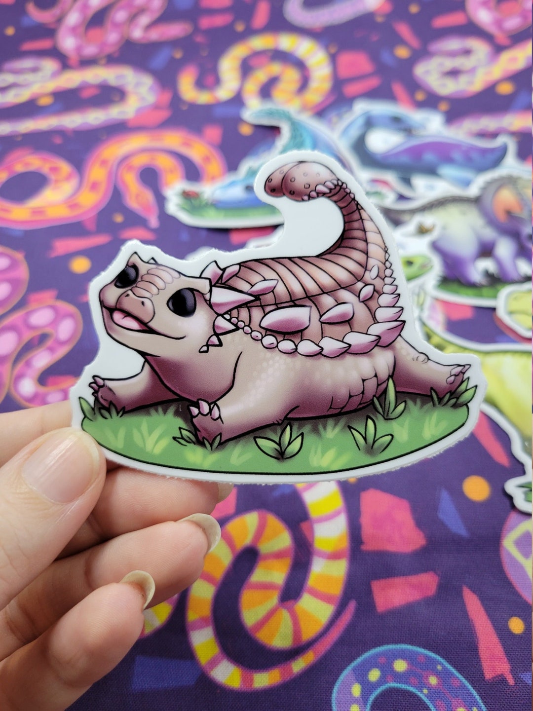 Ankylosaurus Sticker - Etsy