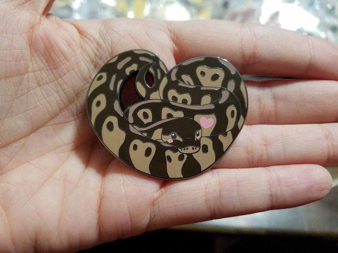 Ball Python Enamel Pin - Etsy