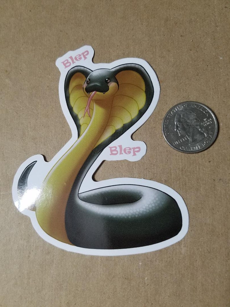 Cobra Sticker | Etsy