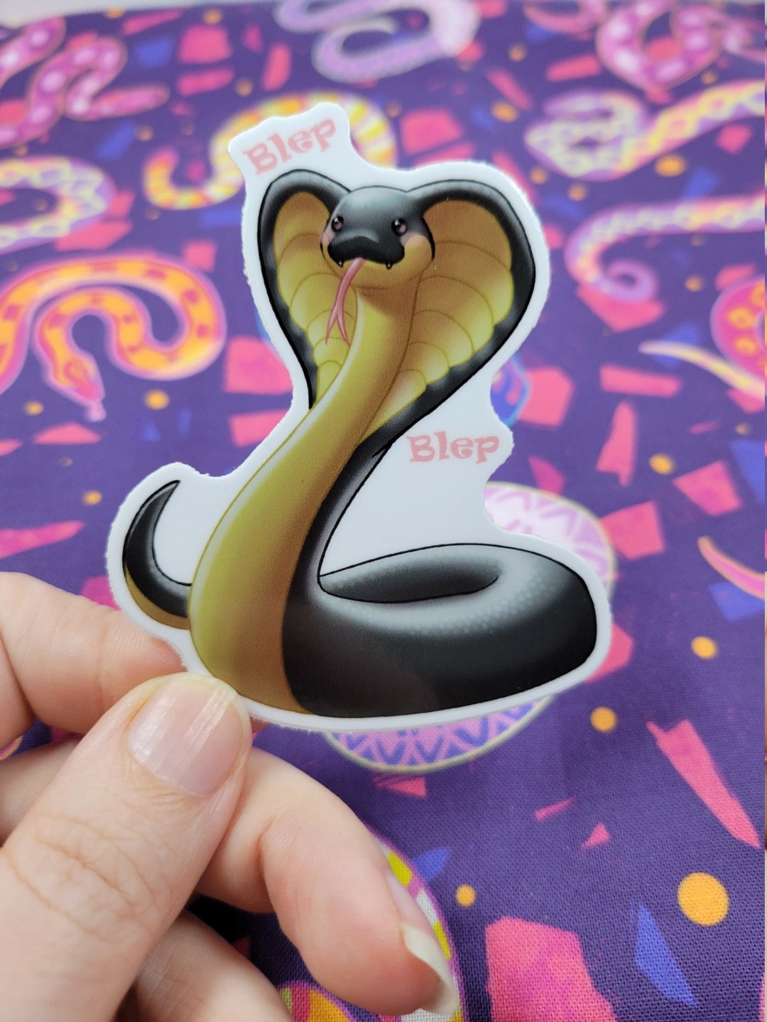 Cobra Sticker - Etsy