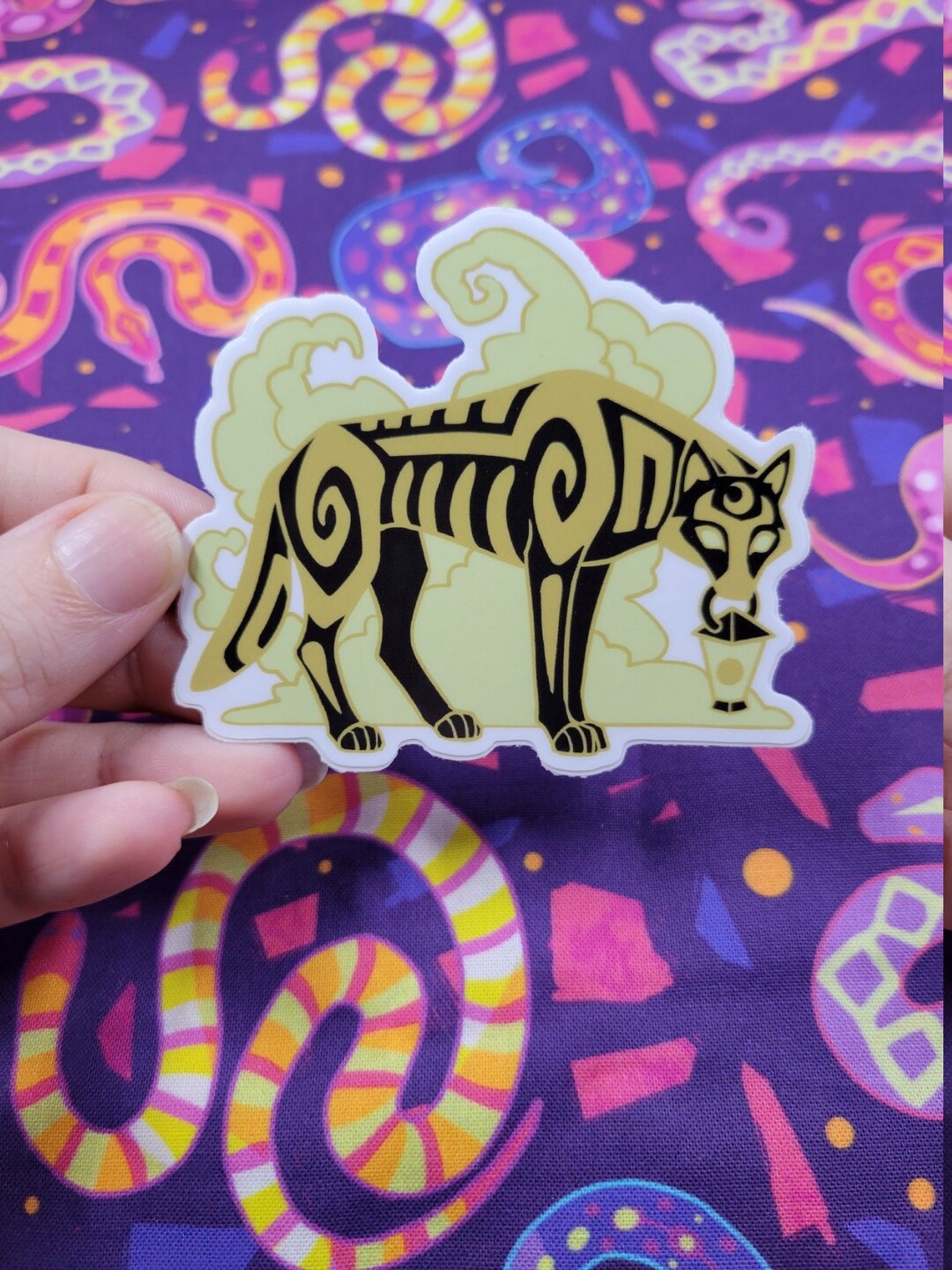 Spirit Wolf Sticker - Etsy