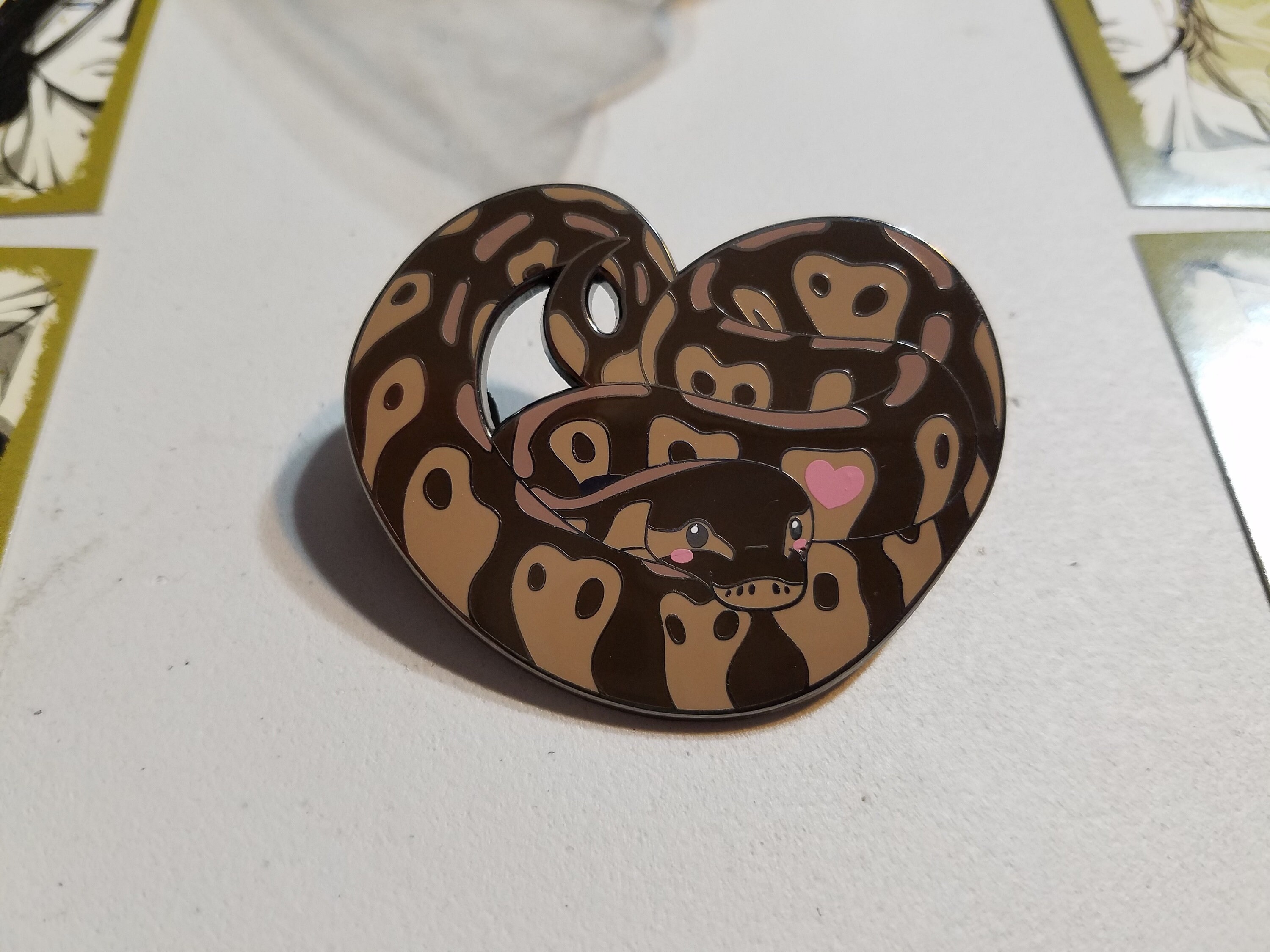 Ball Python Enamel Pin - Etsy