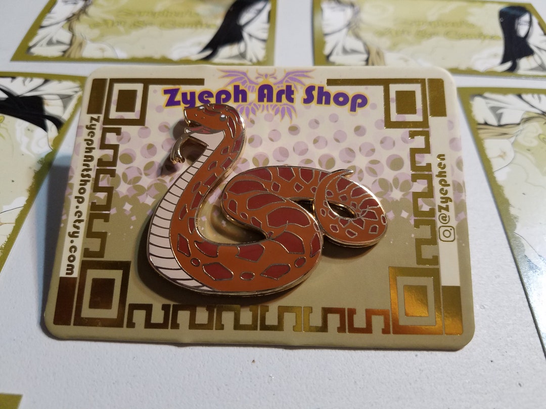 Corn Snake Enamel Pin - Etsy