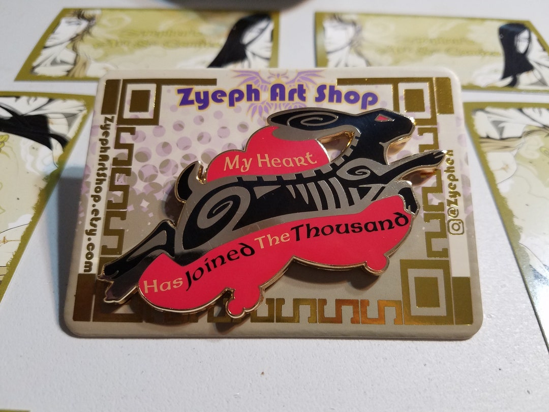 Black Rabbit of Inle' Enamel Pin - Etsy