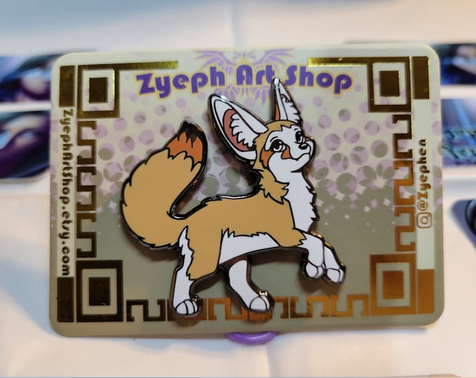 FENNEC FOX Enamel Pin -- Desert Fox Brooch -- Fennec Fox Jewelry ...