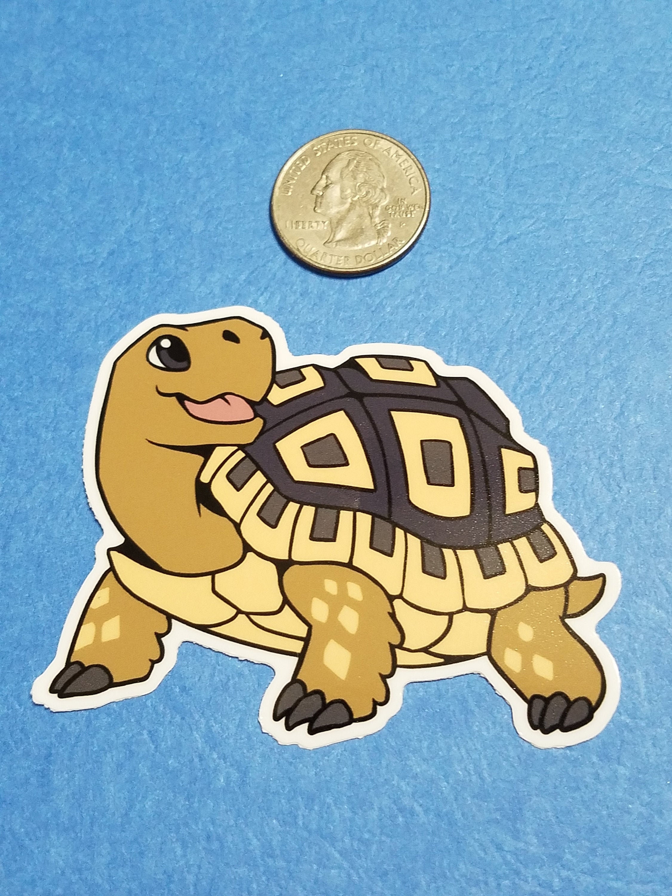 Tortoise Sticker | Etsy