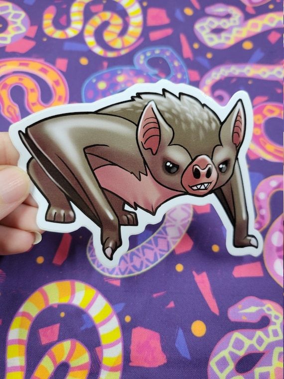 Vampire Bat Sticker - Etsy