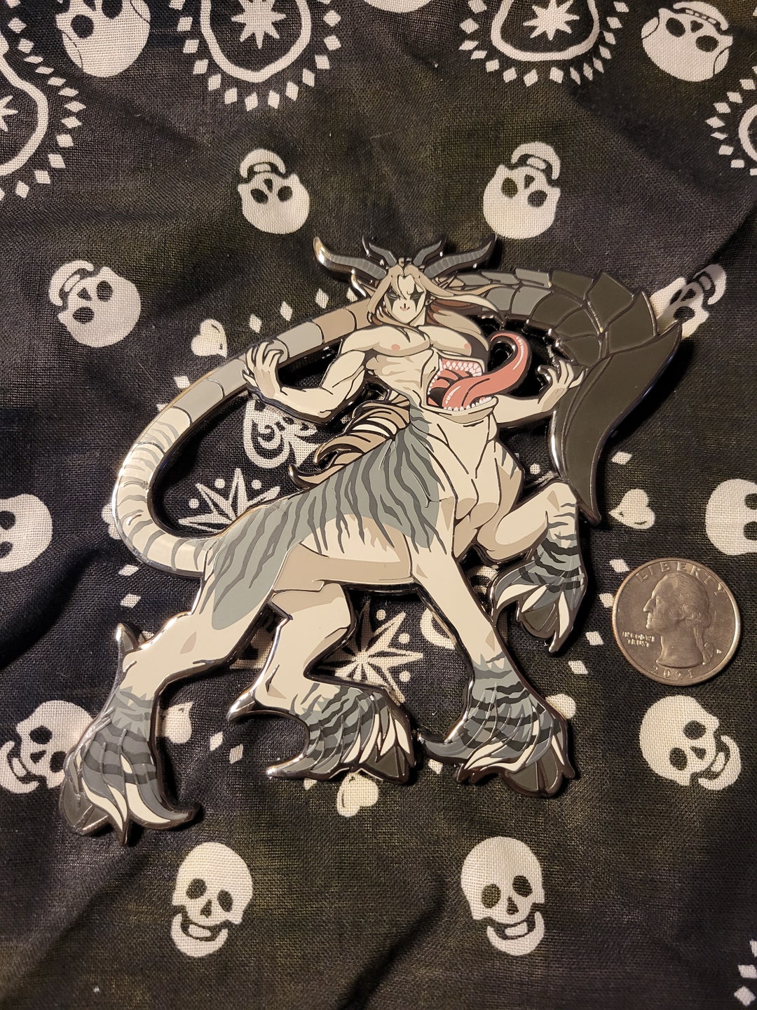 Thiel the Scorpitaur Enamel Pin - Etsy