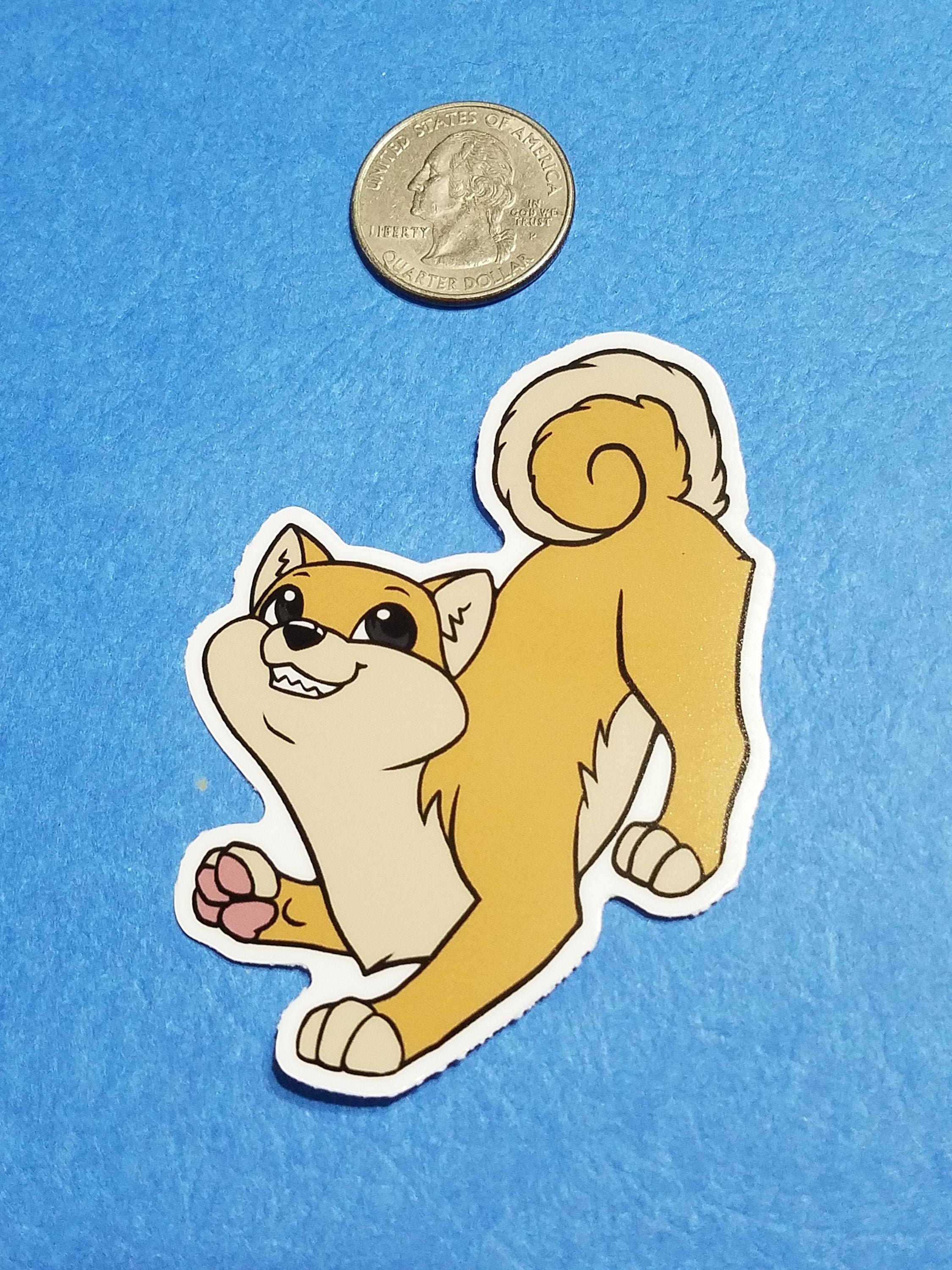 Shiba Inu Sticker | Etsy
