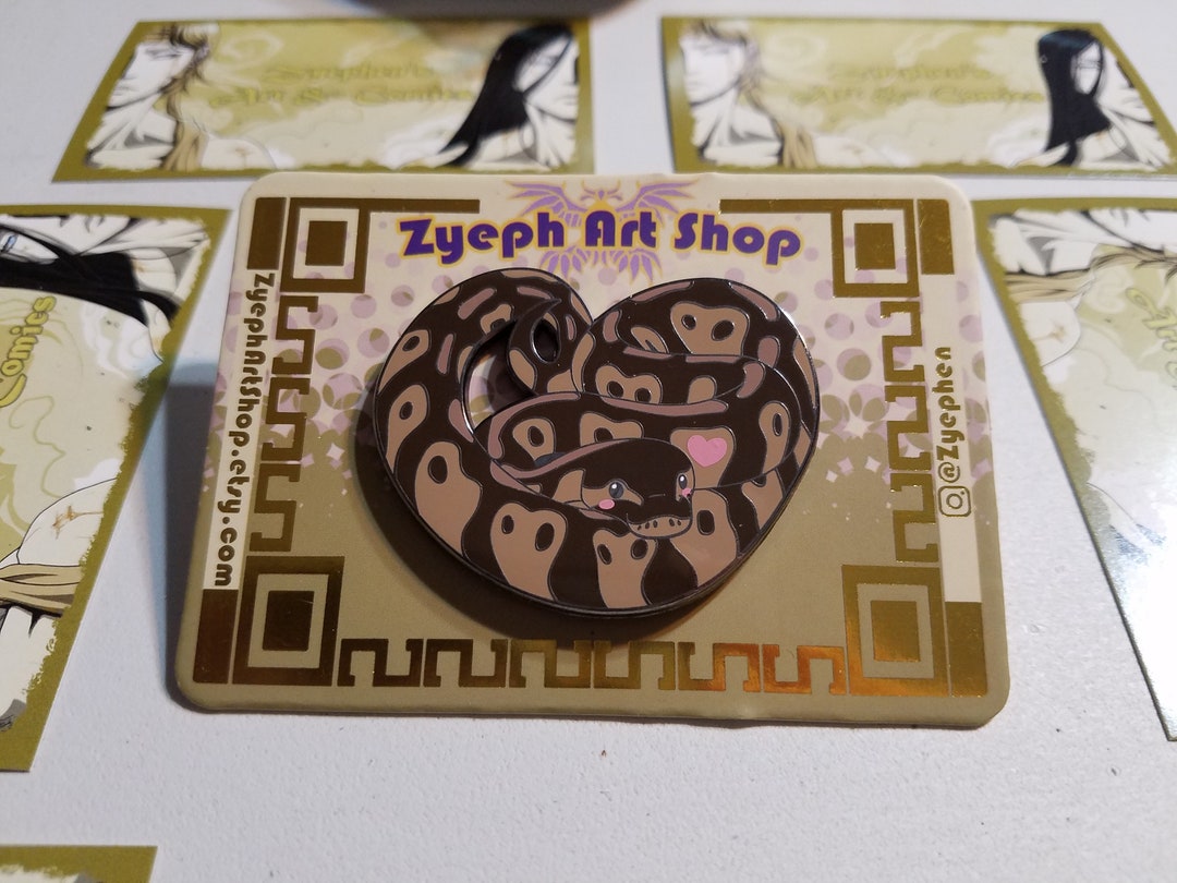 Ball Python Enamel Pin - Etsy